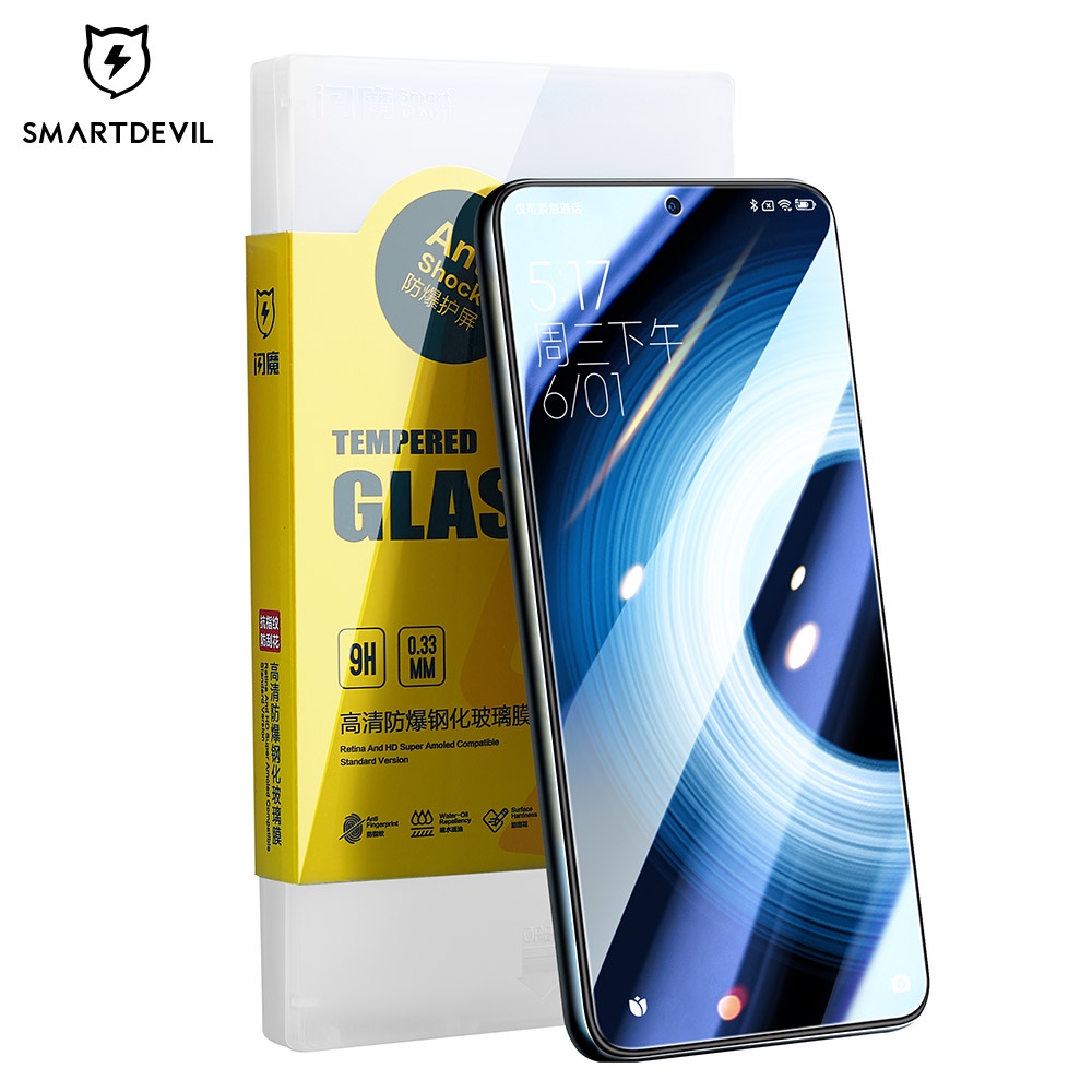SmartDevil ฟิล์มกระจกนิรภัยกันรอยหน้าจอ HD แบบเต็มจอ สําหรับ Xiaomi Pad ...