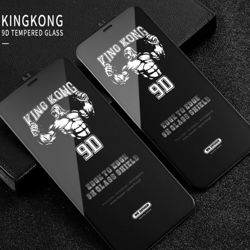 WK KINGKONG 9D Curved - ฟิล์มกระจก iPhone 1111 Pro11 Pro MaxX XSXR XS ...