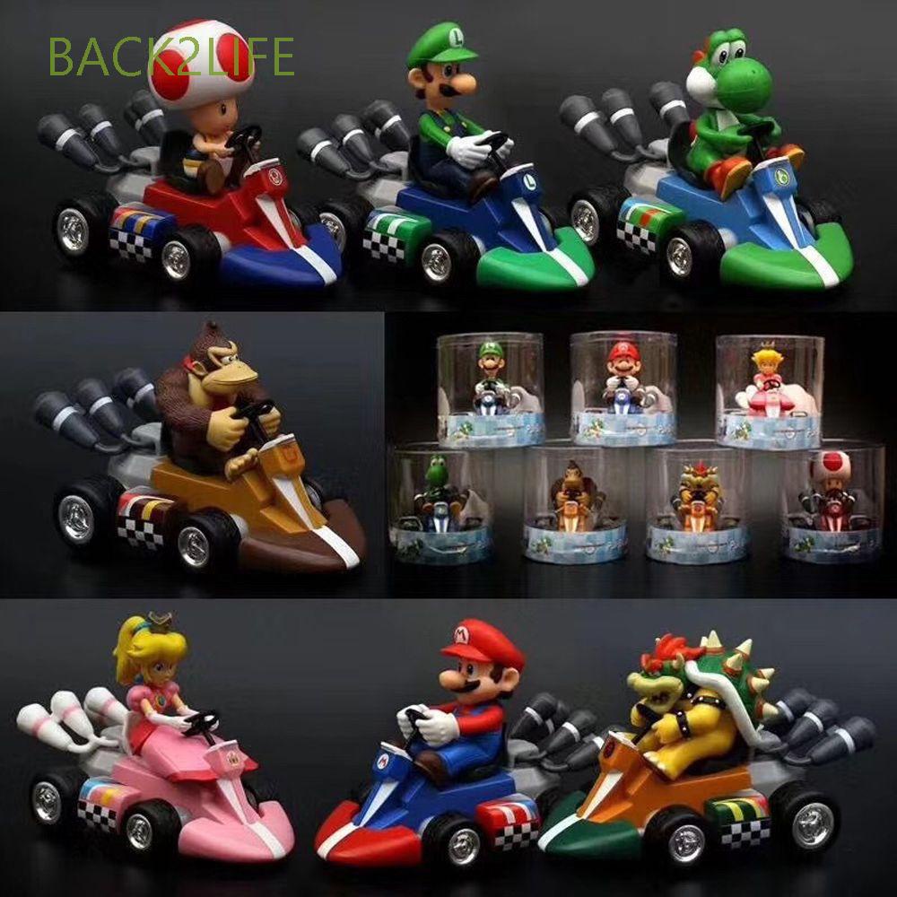 Back2Life โมเดลรถยนต์ Kart Pull Back Monkey Dragon Kart Super Mario ...