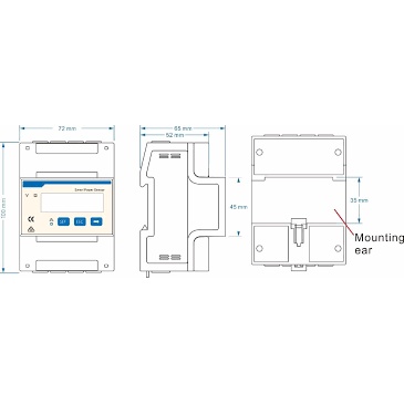 Smart Power Meter DTSU666-H (3 Phases Power Sensor)(มีของพร้อมส่ง ...