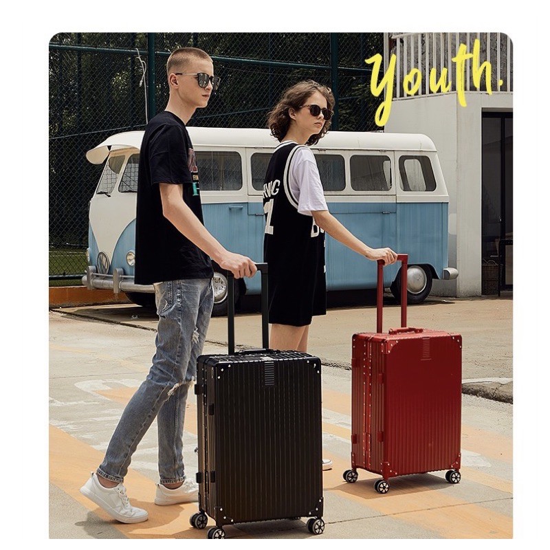 กระเป๋าเดินทางล้อลากโครงอลูมิเนียมตัวล๊อคNEW 20นิ้ว 24นิ้ว 28นิ้ว CgGF ...