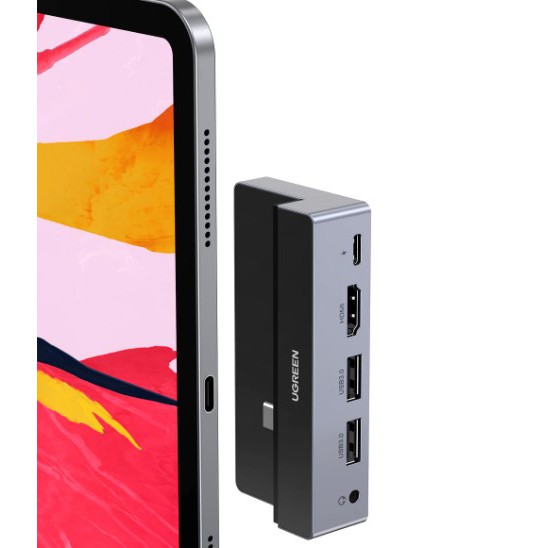 UGREEN USB C Hub Adapter for iPad Pro 2020 2018 USB-C Hub Dongle 4K ...