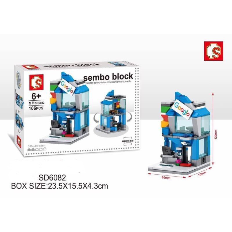 Sembo Block ตัวต่อเลโก้ ร้านกูเกิ้ล - parkpoomh - ThaiPick