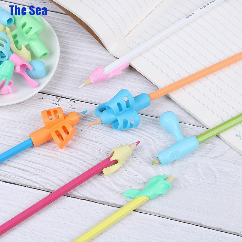The Sea3PcsSet Children Pencil Holder Pen Writing Aid Grip Posture ...