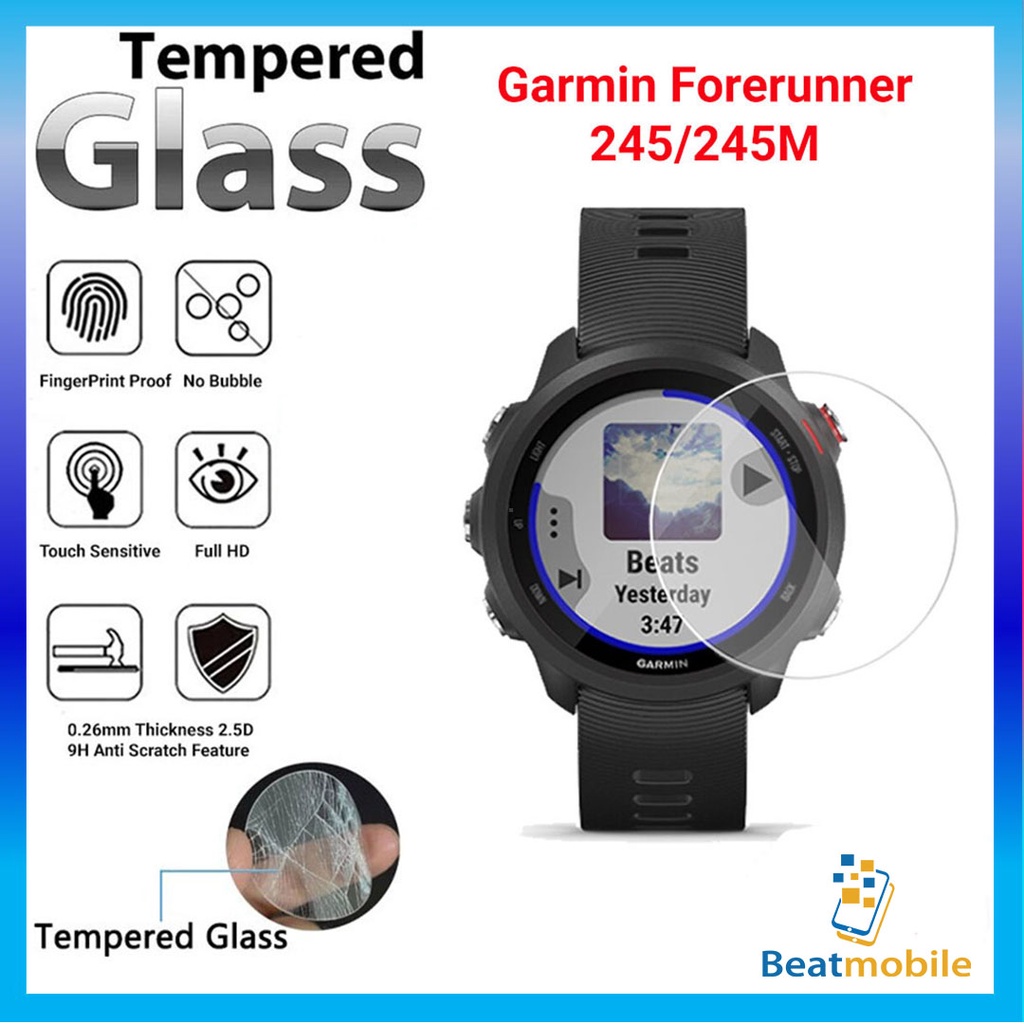 ฟิล์มกระจกนิรภัยกันรอยหน้าจอ สําหรับ Garmin Forerunner 245 245M ...