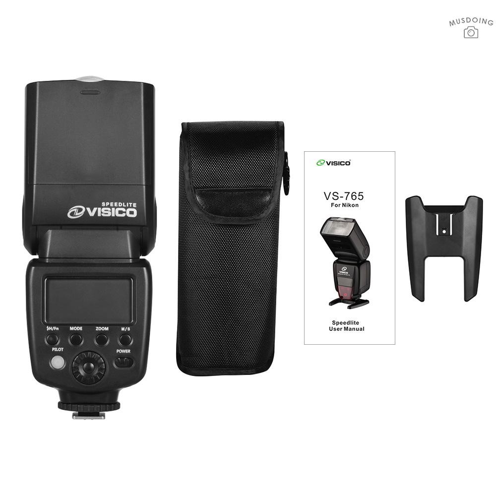 VISICO Camera Flash Speedlite TTL Speedlight Built-in 2.4G Wireless ...