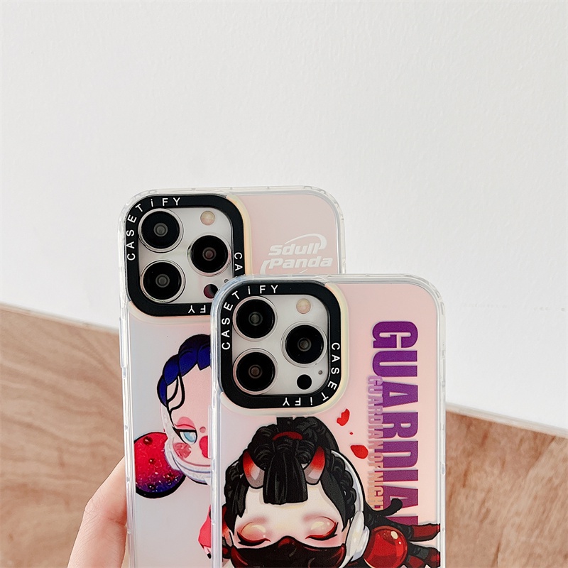 Casetify เคสโทรศัพท์มือถือ TPU กันกระแทก ลายเลเซอร์ POPMART สําหรับ ...