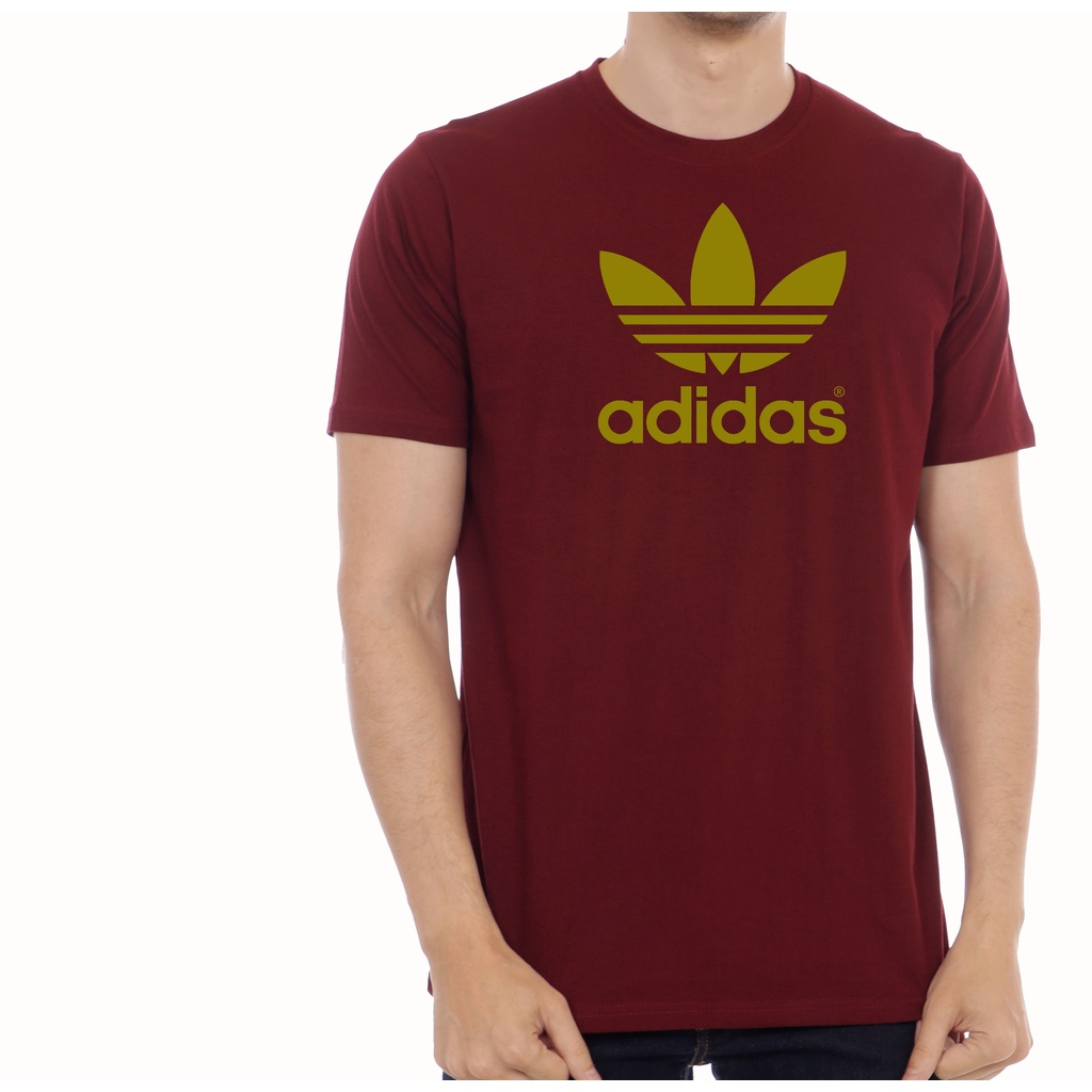 เสื้อยืดแขนสั้น พิมพ์ลาย Ad!เสื้อยืด พิมพ์ลายโลโก้ Das Cool สีทอง ...