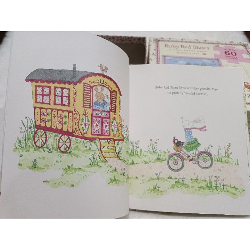 Jigsaw puzzle and book Ruby Red Shoes นิทานจิ๊กซอว์ 60 ชิ้น - bbforkids ...