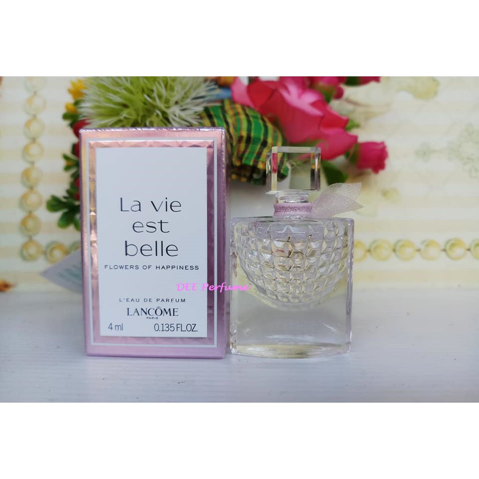 Lancome La Vie Est Belle Flowers Of Happiness EDP 4 ขนาดพกพา หัวแต้ม ...