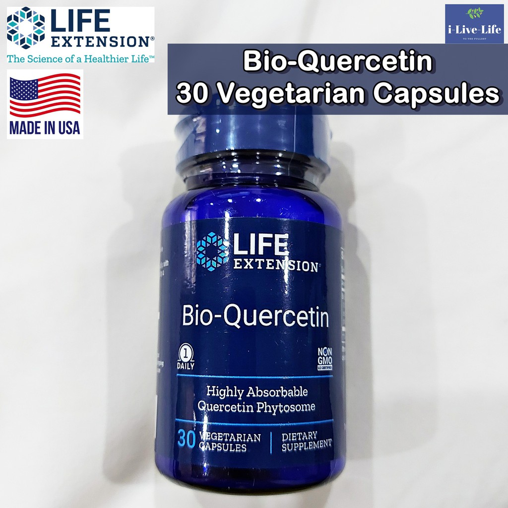 ไบโอ-เควอซิทิน Bio-Quercetin 30 Vegetarian Capsules - Life Extension ...