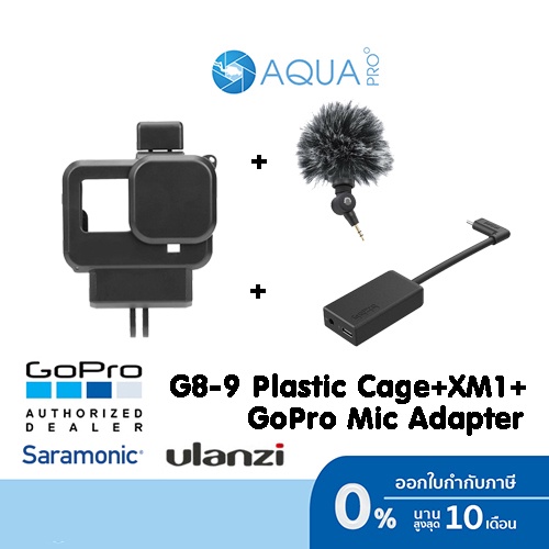 GoPro 8 Ulanzi G8-9 Mic Adapter Microphone Set - aquaprothailand - ThaiPick