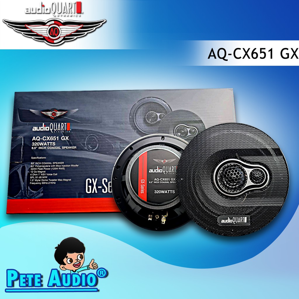 ลำโพงแกนร่วม 6.5 นิ้ว AudioQuart AQ-CX651GX - peteaudio - ThaiPick