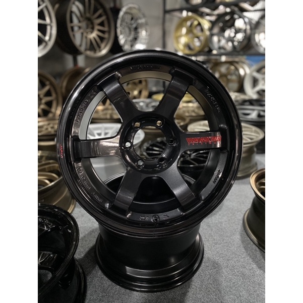 ล้อแม็ก TE37 18 นิ้ว หยอดแดง งาน MK ขนาด : 18x9 ออฟเซ็ท : 0 | Shopee Thailand