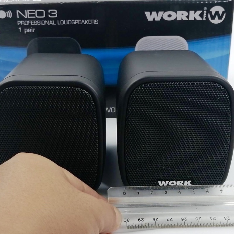 WORK NEO 3 ลำโพงติดผนังขนาดเล็ก คุณภาพมาตรฐานยุโรป ราคาต่อคู่ - goodsound_studio - ThaiPick
