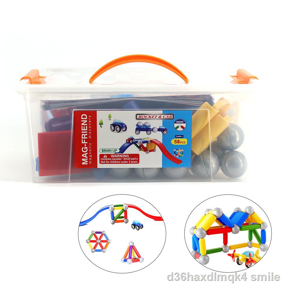 ราคาขายส่งตัวต่อแม่เหล็ก ของเล่นตัวต่อแม่เหล็กเสริมพัฒนาการ Magnetic ...