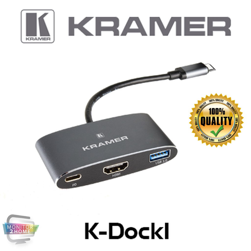 Kramer KDock-1 USB-C Hub Multiport Adapter (HDMI / USB 3.0) | Shopee ...