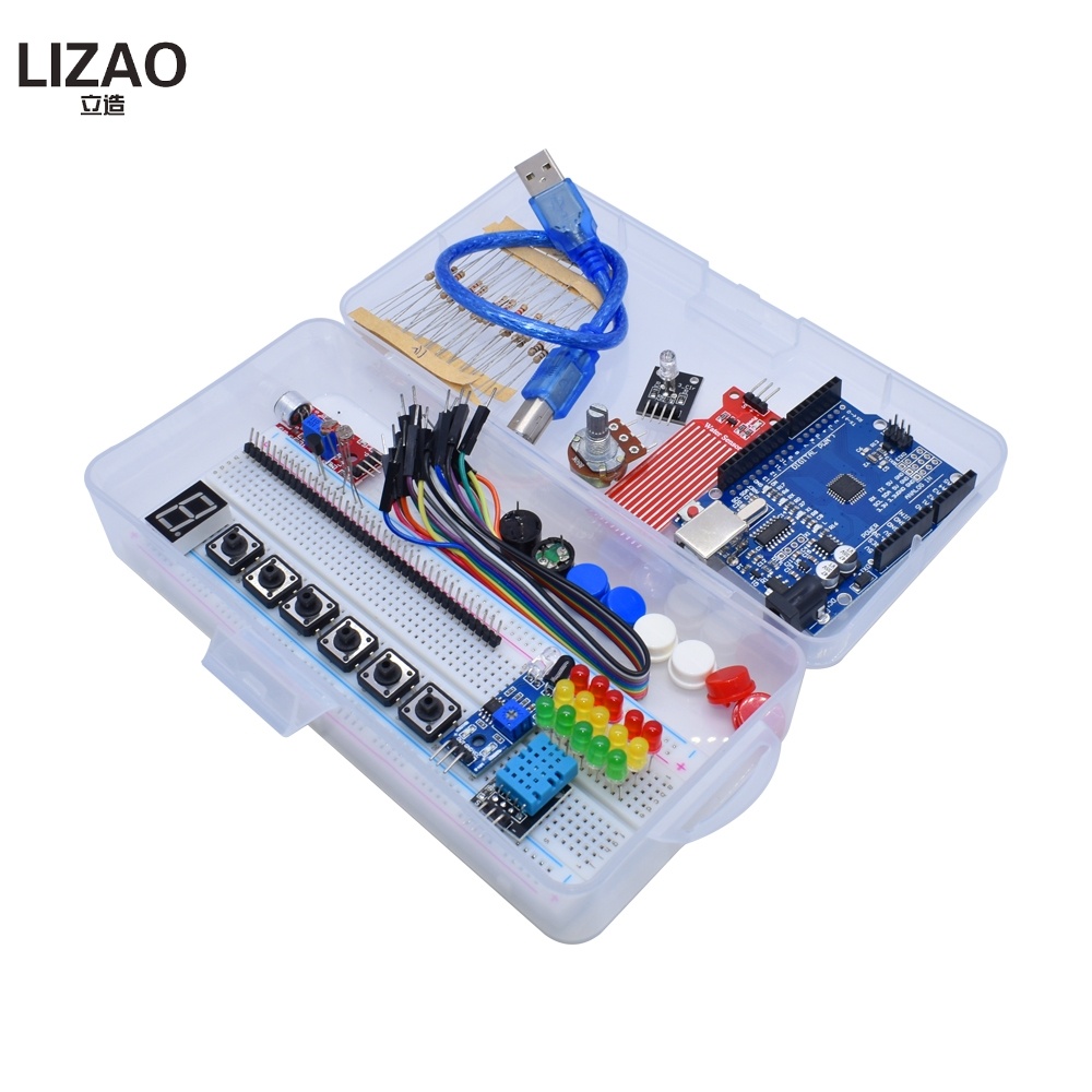 Starter Kit for Arduino Uno R3 Breadboard Basic simple learning kit ...