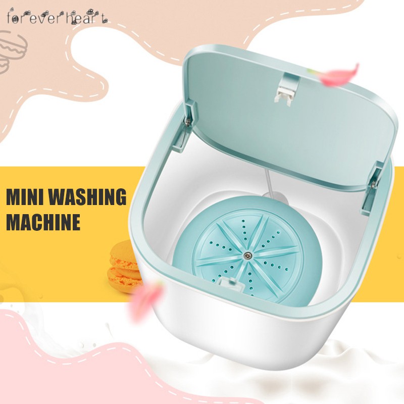 Mini Portable Turbo Washing Machine USB Small-scale Cleaning Machine ...