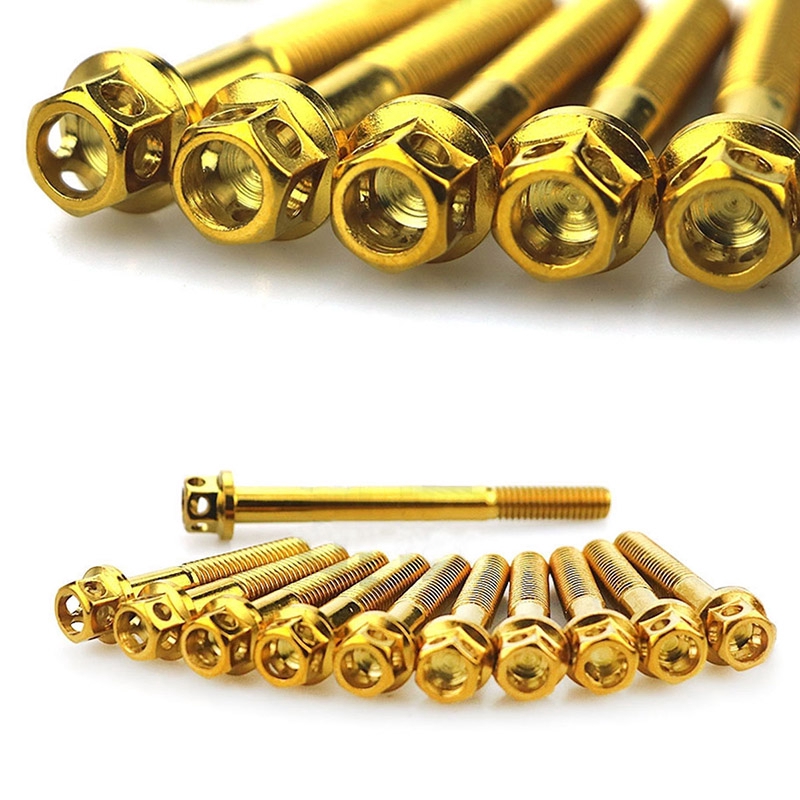 SEMSPEED M6 Universal Motorcycles Engine Screws Hexagon Fairing Frame ...