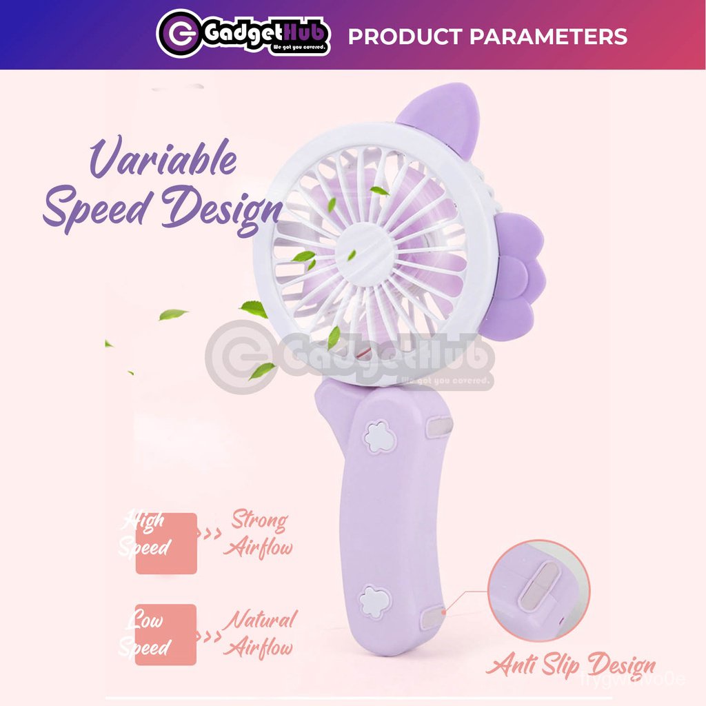 USB Desk FanTable Fan Oscillating Fan Head Rotating Adjustment Portable ...