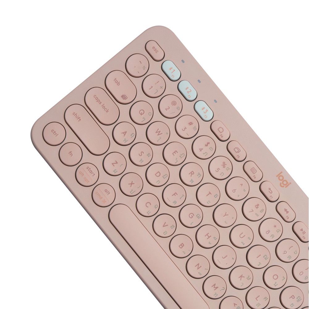LOGITECH K380 KEYBOARD MULTI DEVICE KEY THAI - ROSE (1Y) (IP7-001068 ...