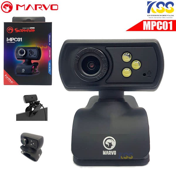 MARVO MPC01 WEBCAM 1080p LED Light - kss_t1115 - ThaiPick