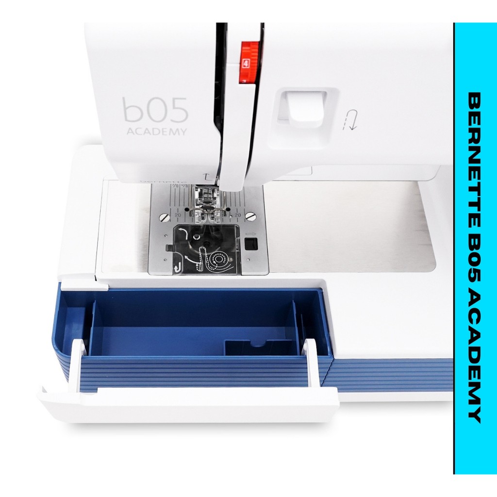 bernette จักรเย็บผ้าแบรนด์สวิส รุ่น b05 Academy 30 ลาย สนเข็มทำรังดุม ...