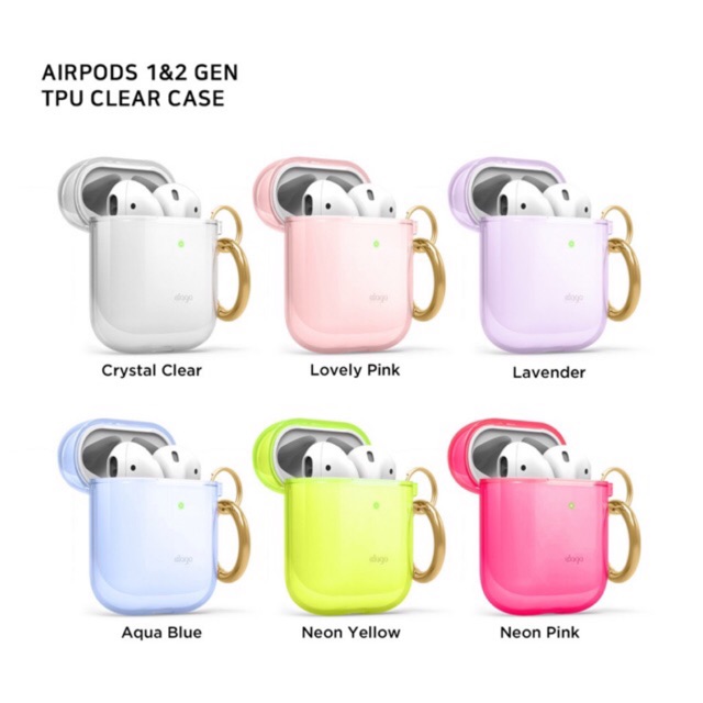 Elago AirPods 12 Clear Hang Case (Premium Silicone) - 4qa3787aln - ThaiPick