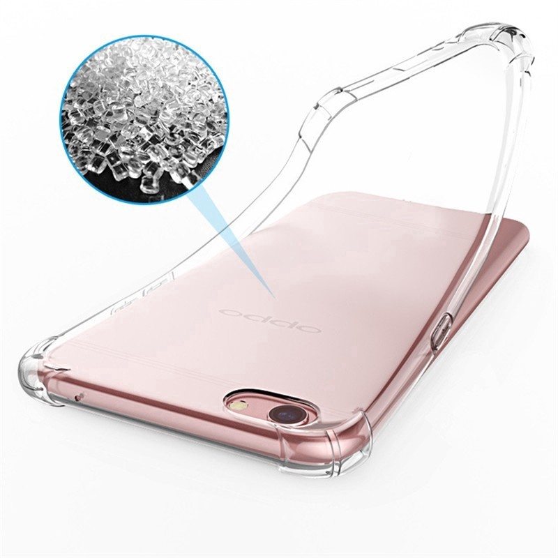 โปร่งใส เคสมือถือสำหรับ OPPO F3 F1 Plus R9s Case Casing เคสนิ่ม Cover ...