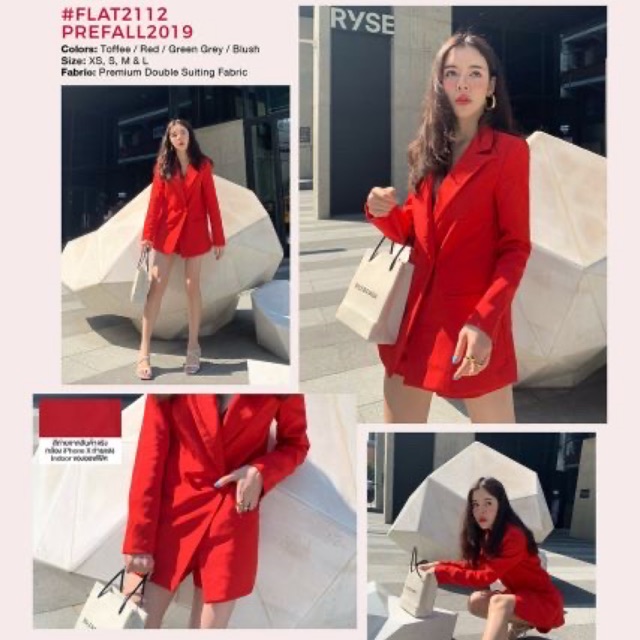 FLAT2112 FT363 NEW RICH BLAZER SHORTS - only.nt - ThaiPick