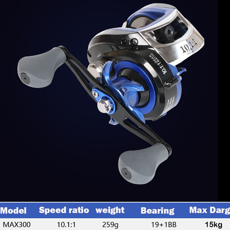 READY STOCKSougayilang 2020 NEW 191BB Baitcasting Reel 10.11 Gear Ratio ...