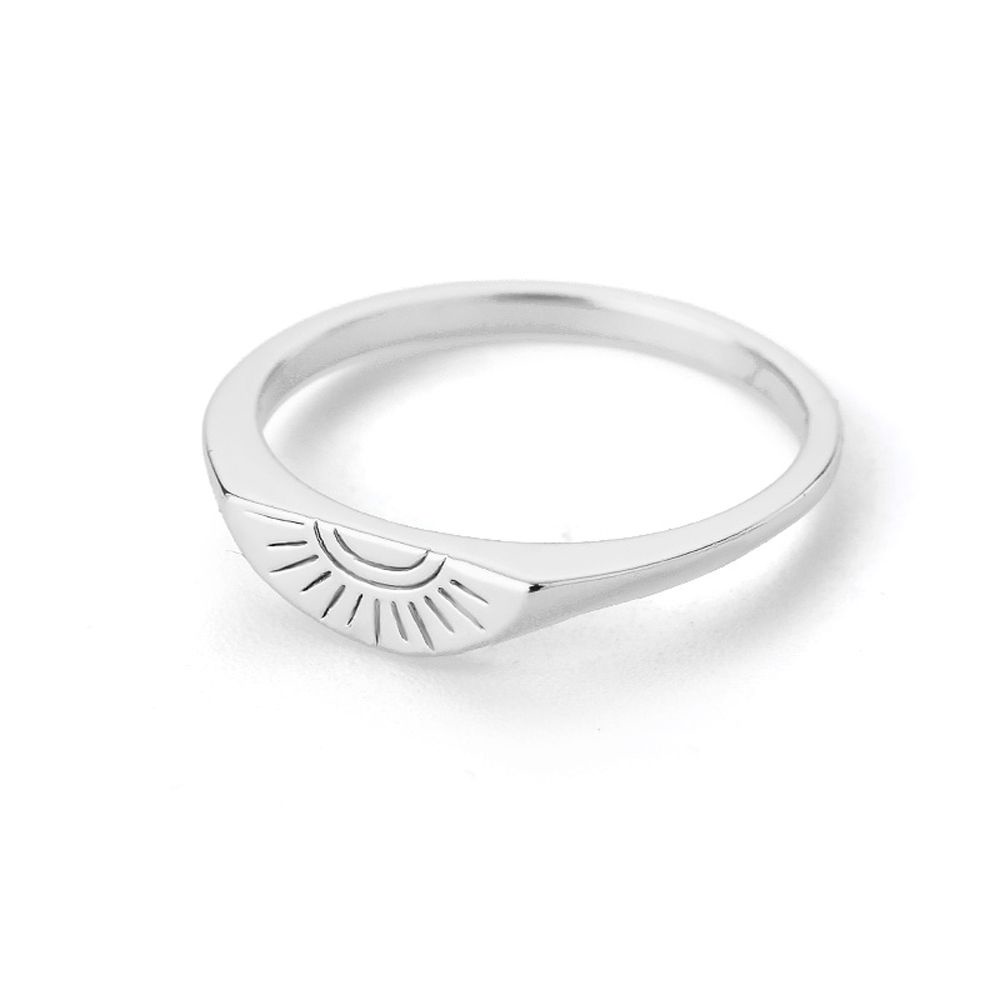 DOREEN Delicate Ring Set Jewelry Gifts Sun and Moon Couple Rings Lovers ...