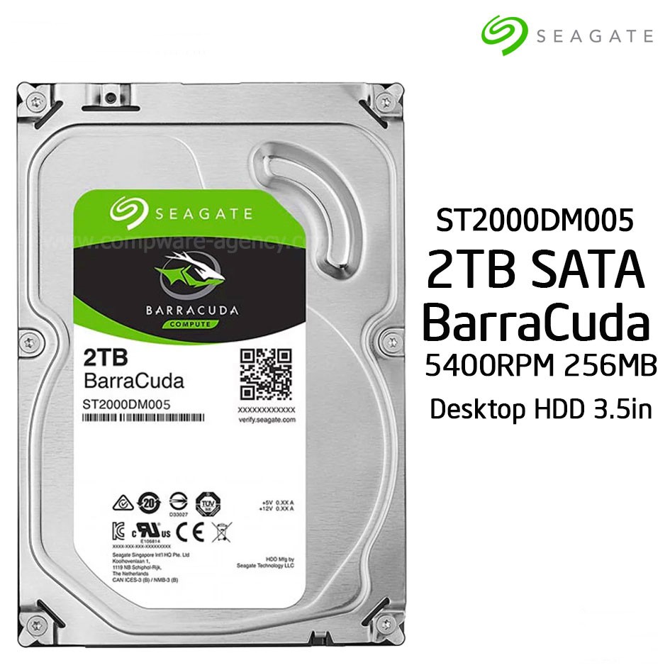 Hard disk SEAGATE BARRACUDA 1TB SATA3 (ST1000DM010) - nextstepcomputersm74 - ThaiPick