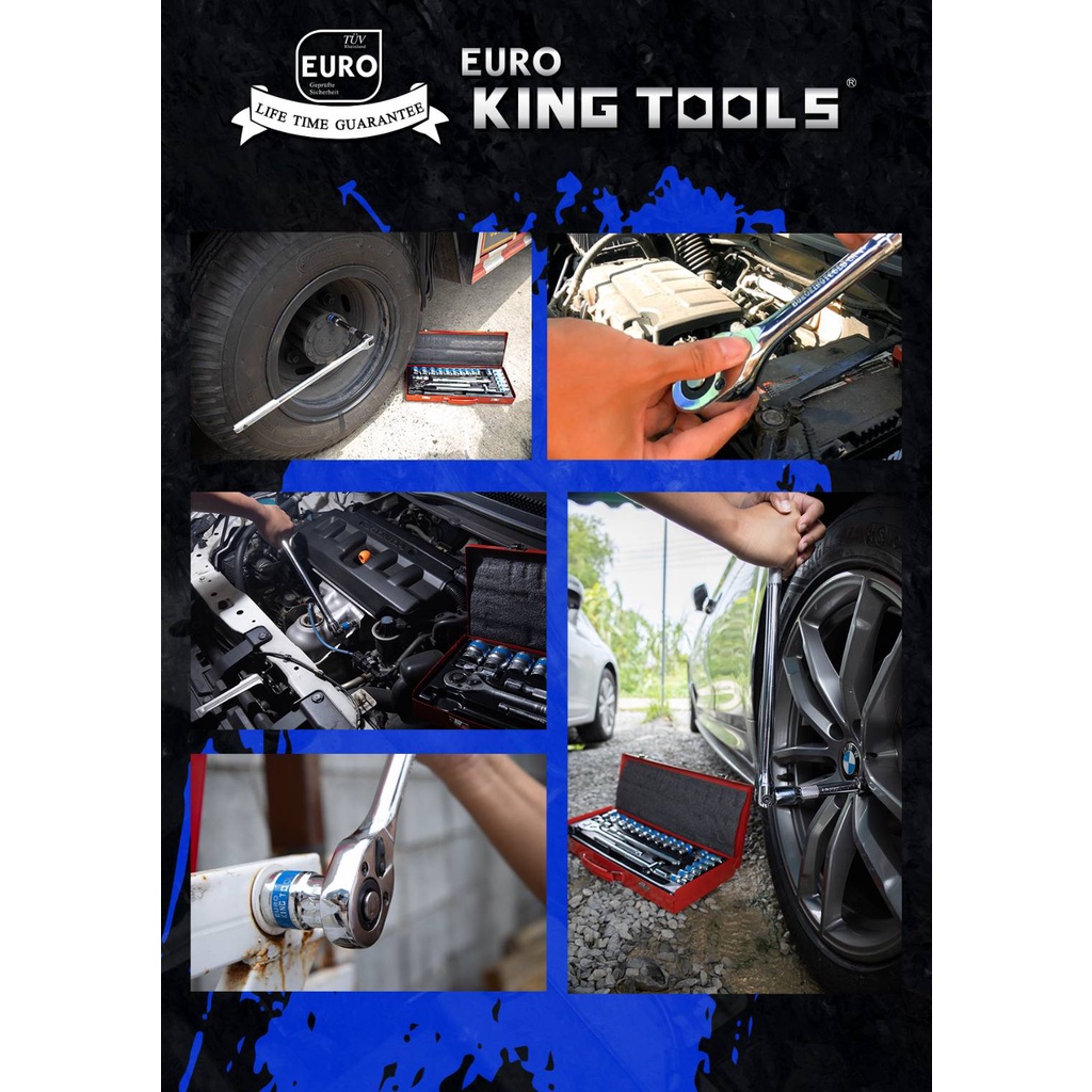 ประแจบล็อกเครื่องมือ 24 ชิ้น Euro king tool - toolsyou - ThaiPick