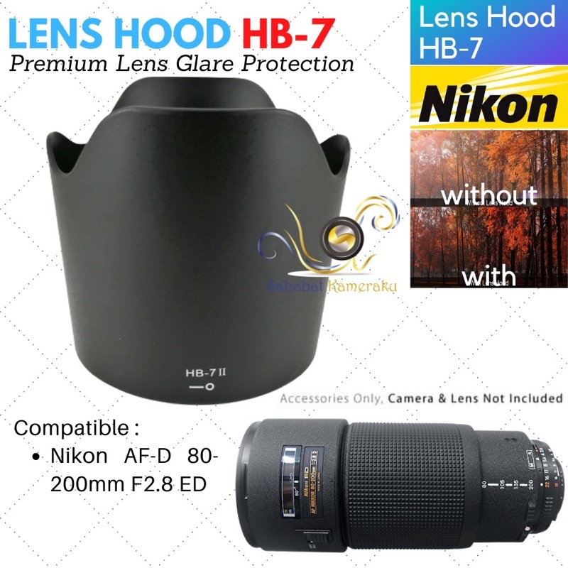 (มีตําหนิ มีตําหนิ) เลนส์ฮู้ด รูปดอกไม้ HB-7 II 7II สําหรับเลนส์ฮู้ด ...