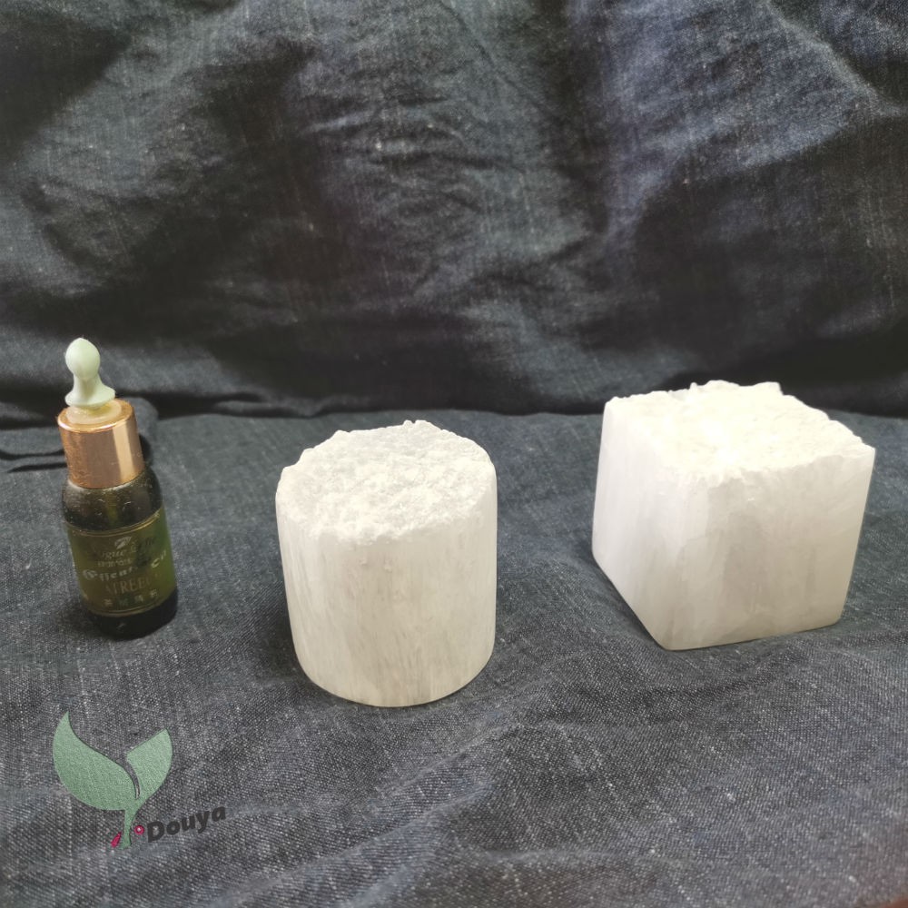 Natural Selenite Diffuser Stone Essential Oil Aromatherapy Diffuser ...