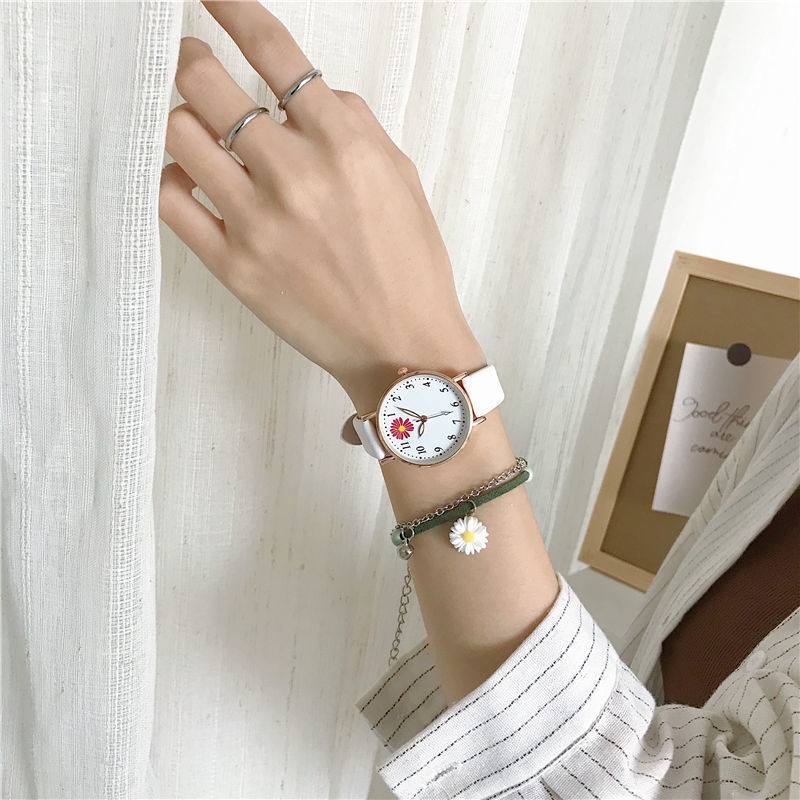 Daisy watch female student Korean style simple girlfriends a pair of ...