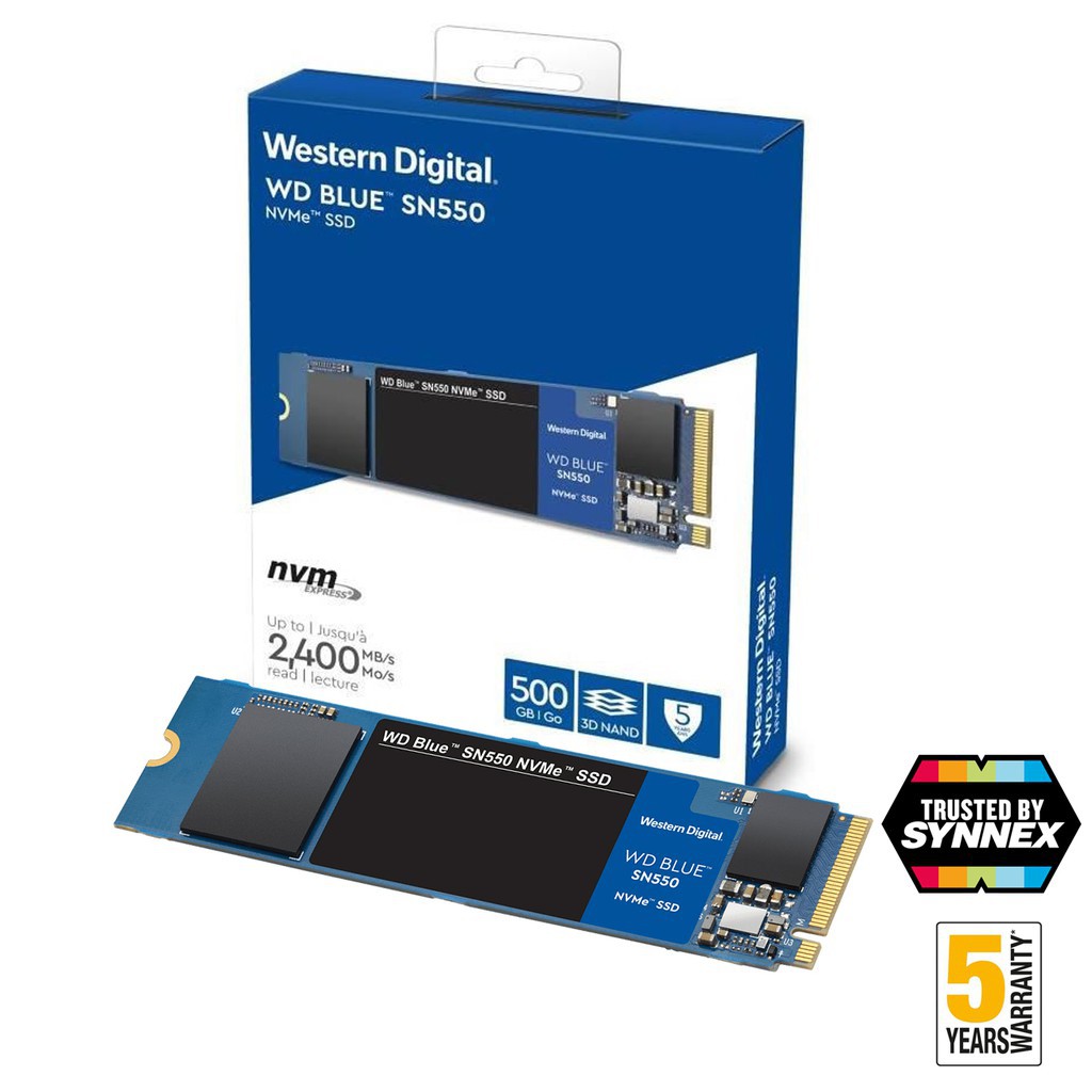 WD BLUE SN550 (500GB/ 1TB) SSD NVMe M.2 2280 รับประกัน 5 ปี - phawishop ...
