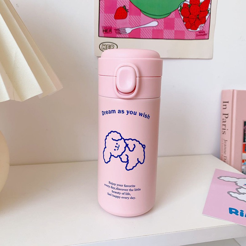 Ins ขวดน้ําเก็บรักษาความจุขนาดใหญ่ วัสดุสแตนเลส 304 กระติกน้ำ กระบอกน้ำ กระติกน้ำร้อน-เย็น ...