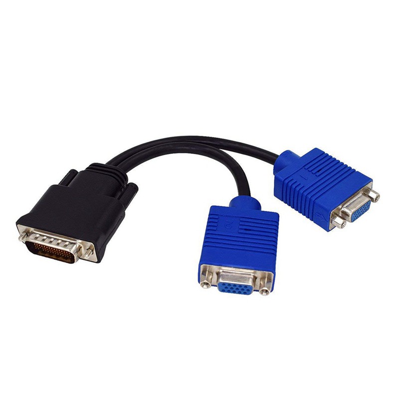 1pcs Dms-59 Pin Male to Dual Vga Female Y Splitter Adapter Cable & 1pcs M.2 Ngff Ssd to 18 Pin ...