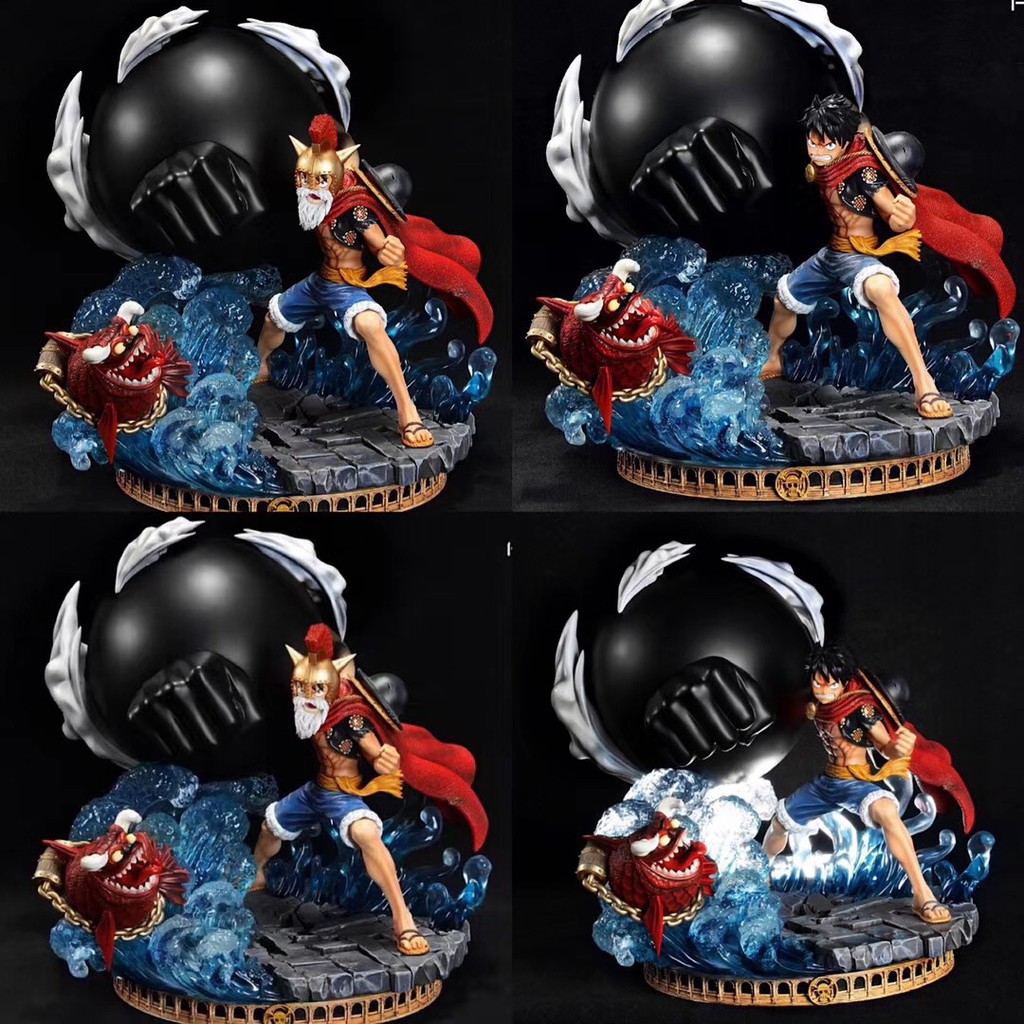 ของเล่นโมเดลหุ่น one piece pvc 2 หัว | Shopee Thailand