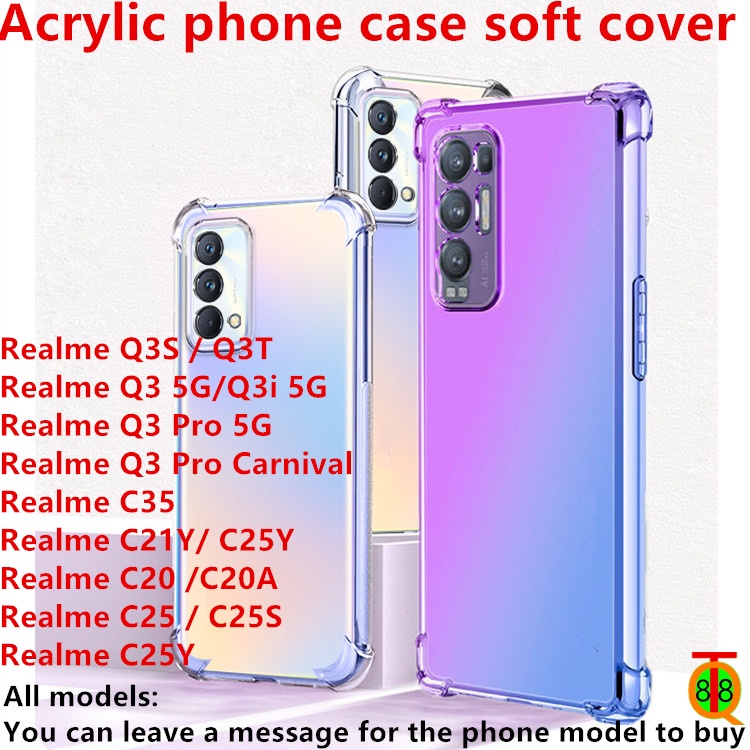 เคสใส กันกระแทก สําหรับ Realme C35 C21Y C25Y C20 C20A C25 C25S Q3S Q3T ...