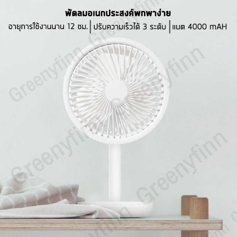 Solove F5 JIPIN Desktop Fan พัดลมตั้งโต๊ะ 12" พัดลมพกพา - greenyfinn ...