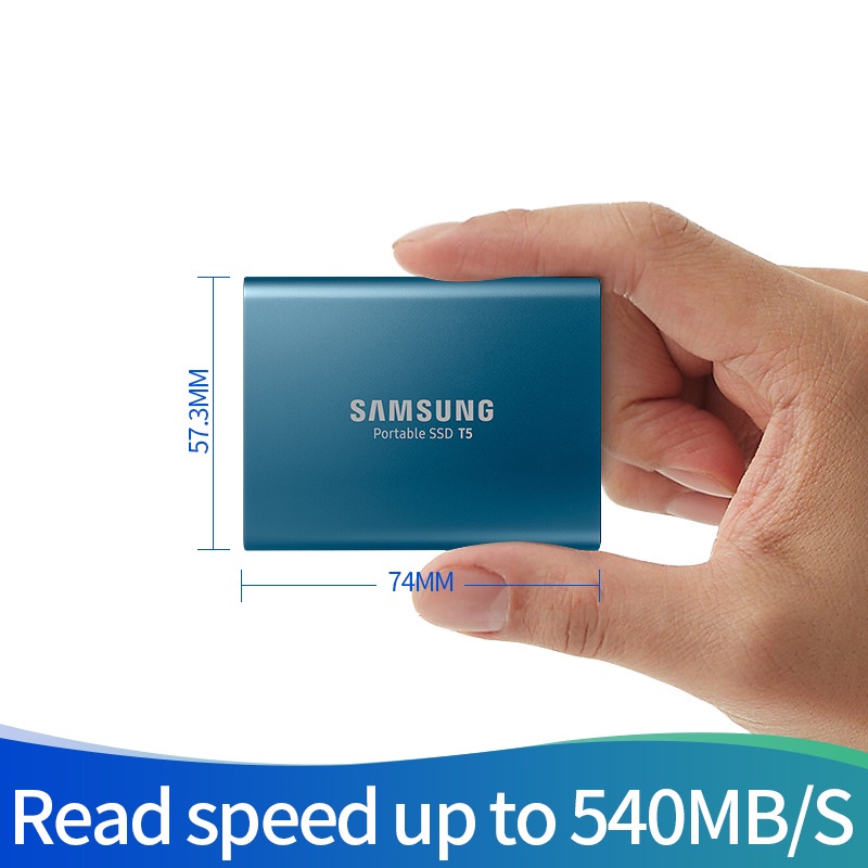 SAMSUNG SSD T5 External Solid State USB3.1 Gen2 Hard Drive 2TB 1TB ...