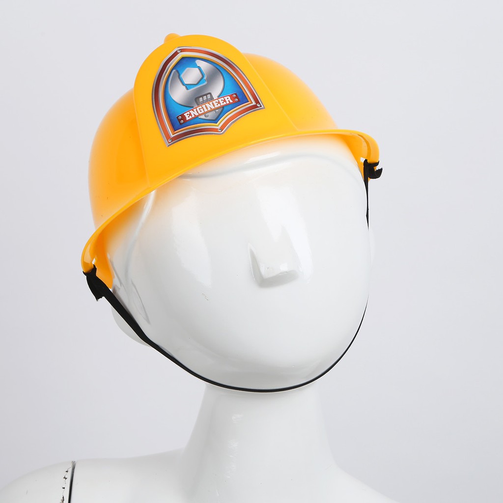 Kids Children Plastic Dress Up Hat Fancy Cosplay Fireman/Engineer ...