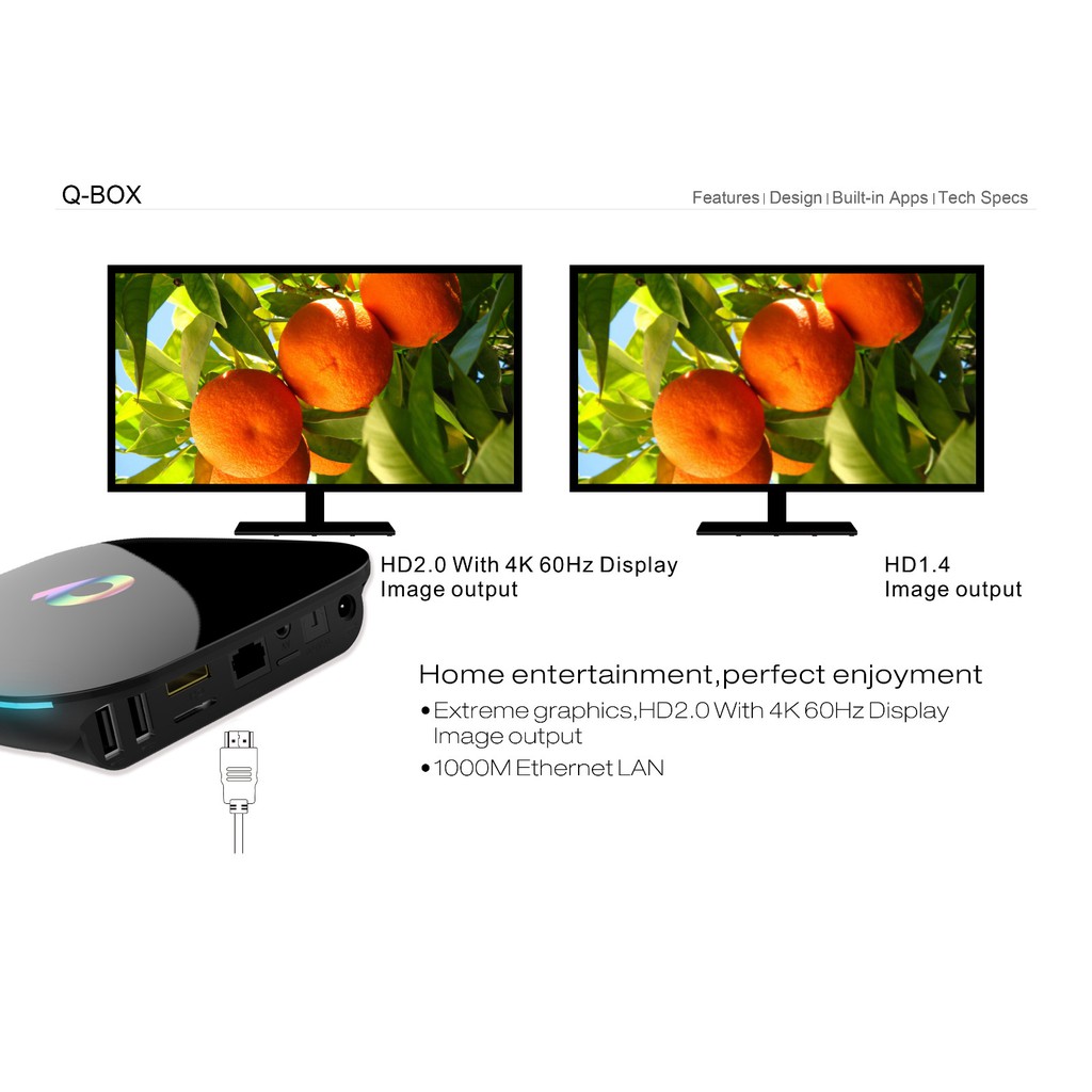 ooudani.th q box android 4k กล่องรับสัญญาณทีวี amlogic android 5 . 1 ...