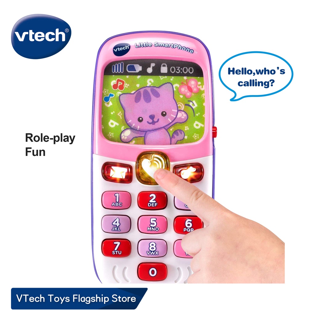 VTech Pink Color Little Smartphone Baby Phone Toys (6912 months) Early ...