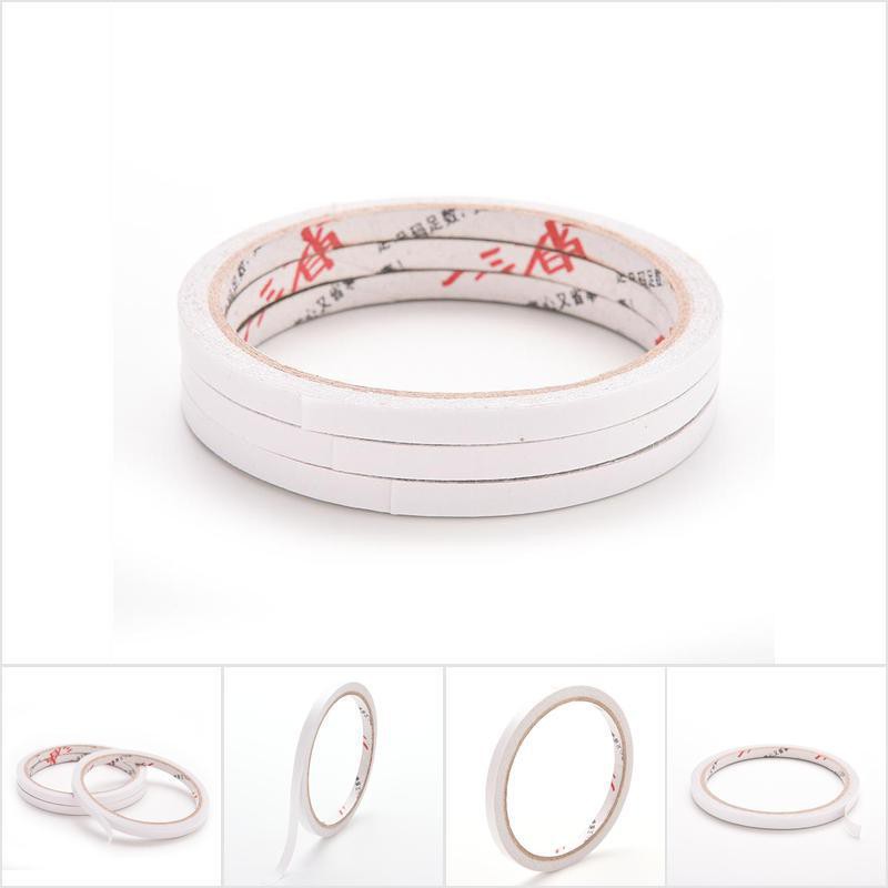 【Purpleredto】New 1 Rolls 6mm Strong Adhesive Double Sided Tape Sticker ...