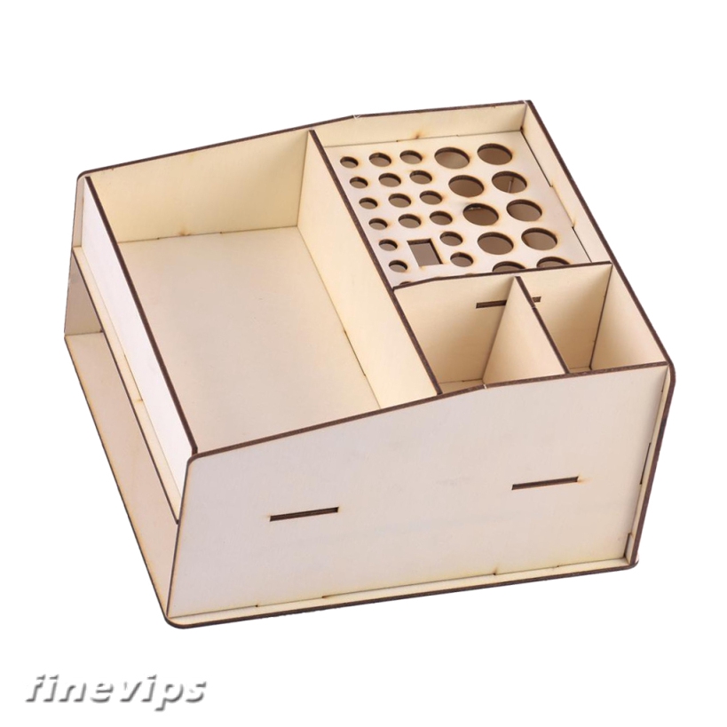 Wooden Painting Ink Bottles Airbrush Brush Tools Rack Storage Shelf ...